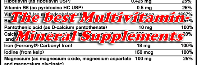 » The Best Multivitamin-Mineral Supplements